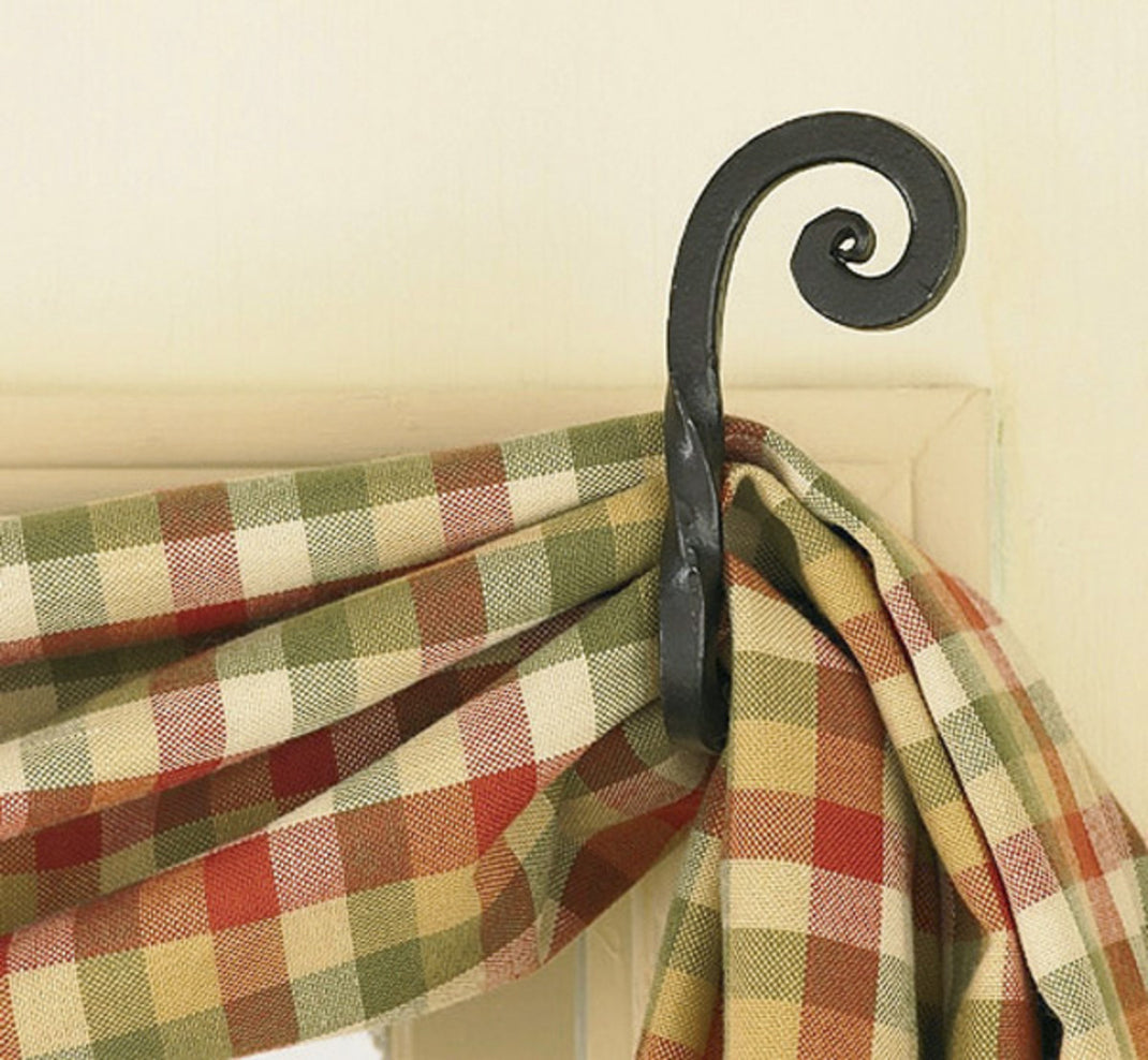 Wrought Iron Plate Stands, Hooks, Stocking Hangers, and Hardware – The ...