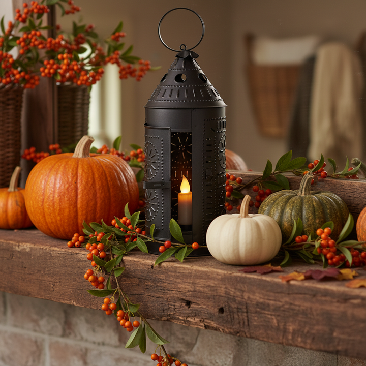 Primitive Lanterns- Tin and Wood Candle Lanterns – The Tin Bin
