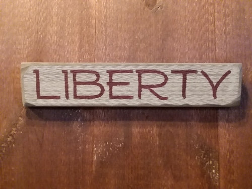 Liberty Sign Black – The Tin Bin
