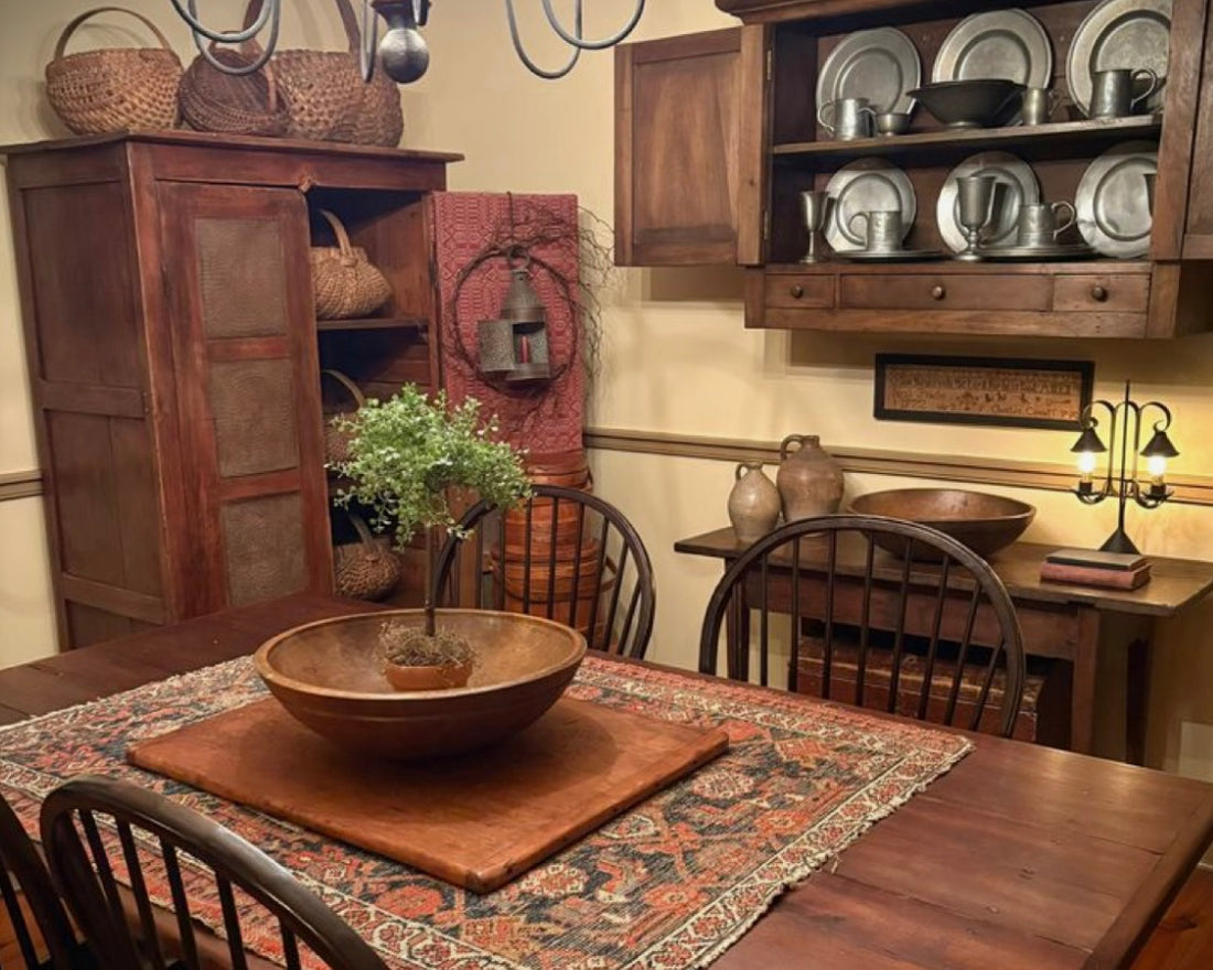 Primitive Home Decor Inspiration From Gail Reeder – The Tin Bin