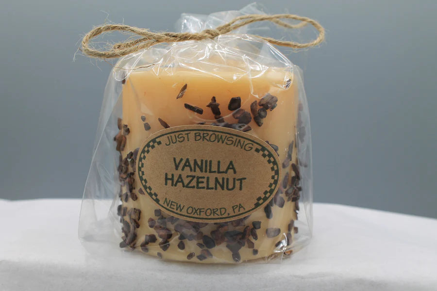 Vanilla Hazelnut Pillar Candle 3 x 3 – The Tin Bin