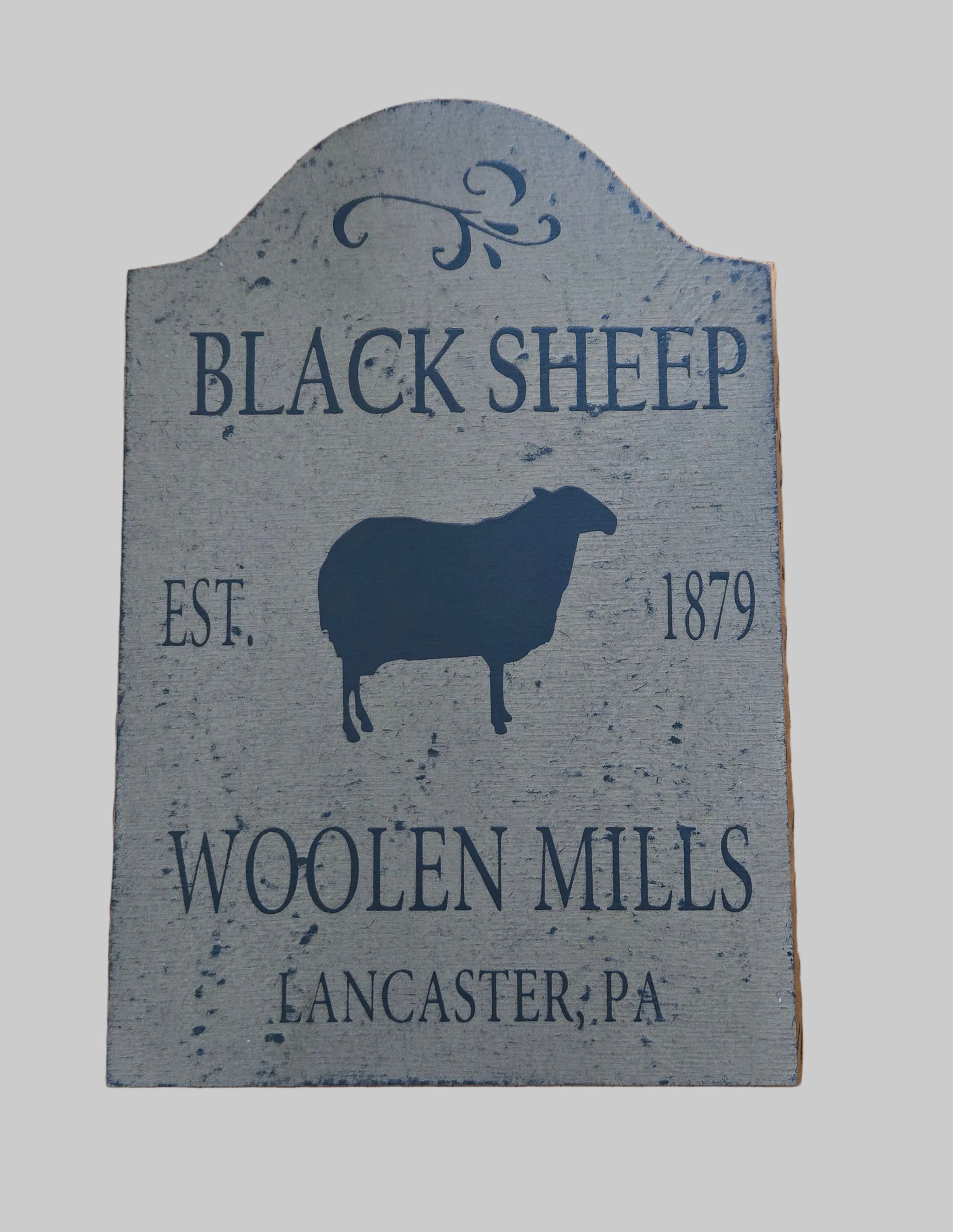 Black Sheep Primitive Wood Sign – The Tin Bin