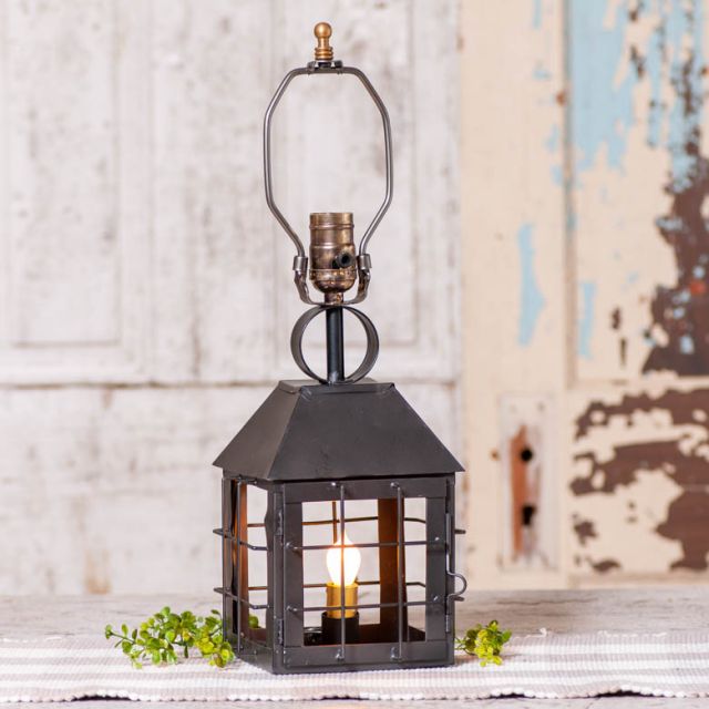 Colonial Lamp Base in Smokey Black – The Tin Bin